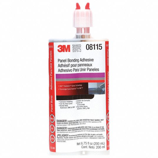 3M PANEL BONDING ADHESIVE: TOUGHENED EPOXY 200 ML SIZE BLACK | 2KVB4 | 3M | 8115